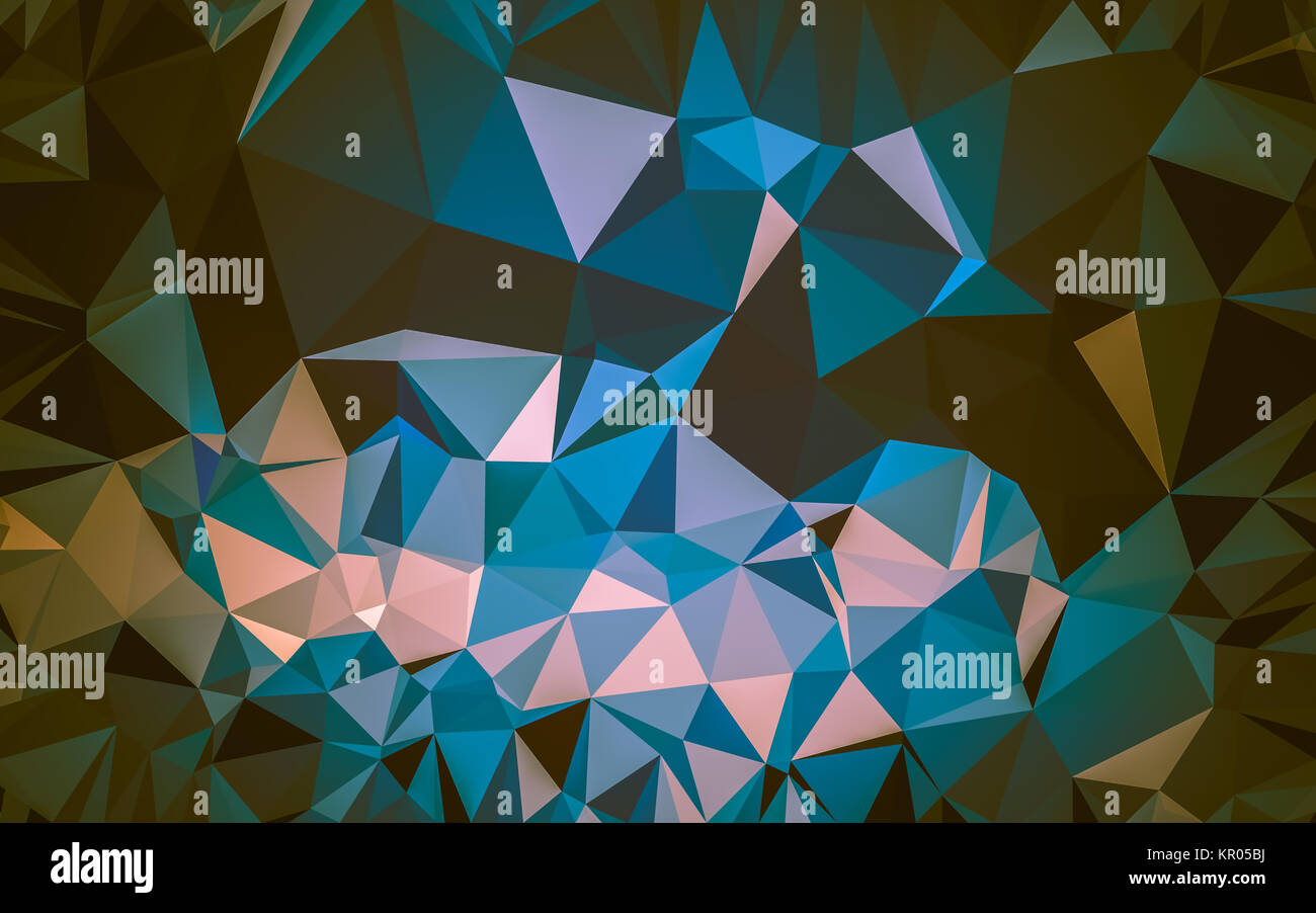 Abstract low poly background, geometry triangle Stock Photo - Alamy