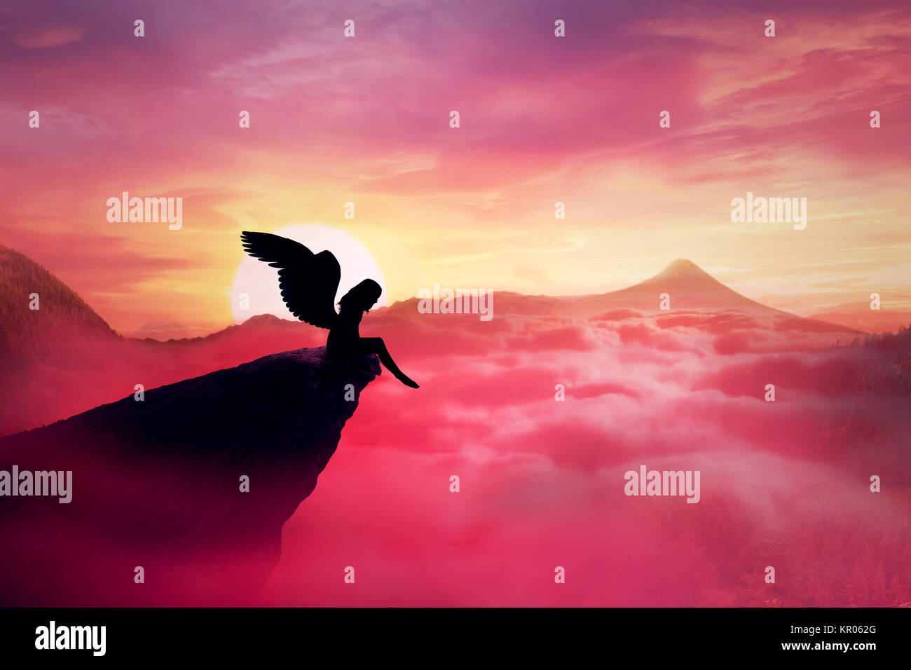 Powerful angel hi-res stock photography and images - Alamy