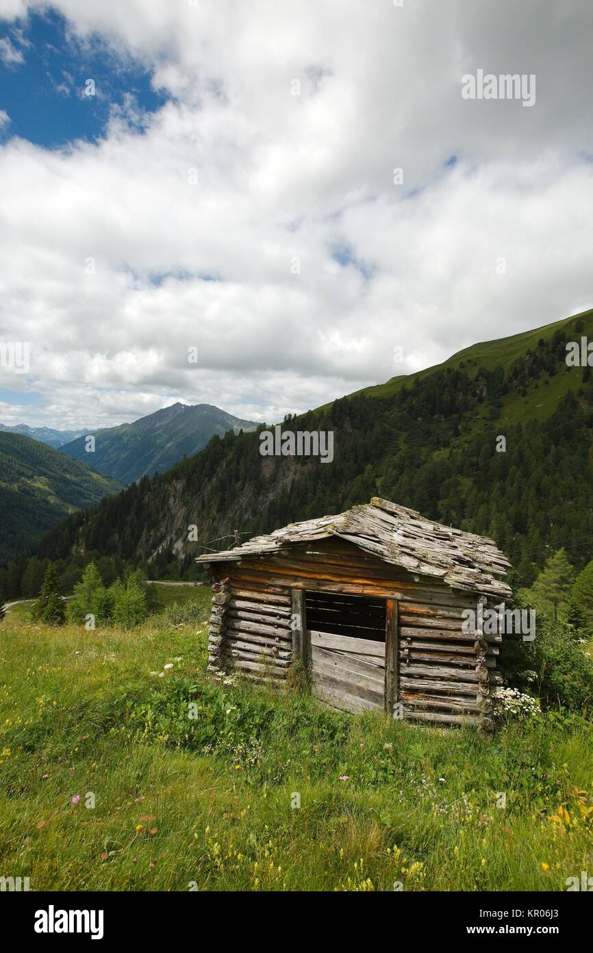 Barn in the ALps Stock Photo - Alamy
