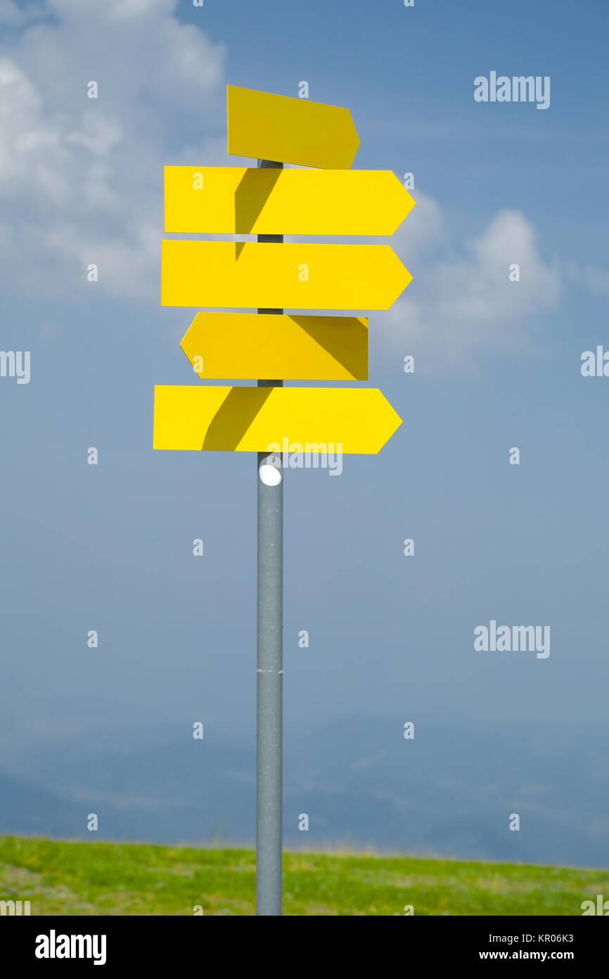 Direction sign board road hi-res stock photography and images - Alamy