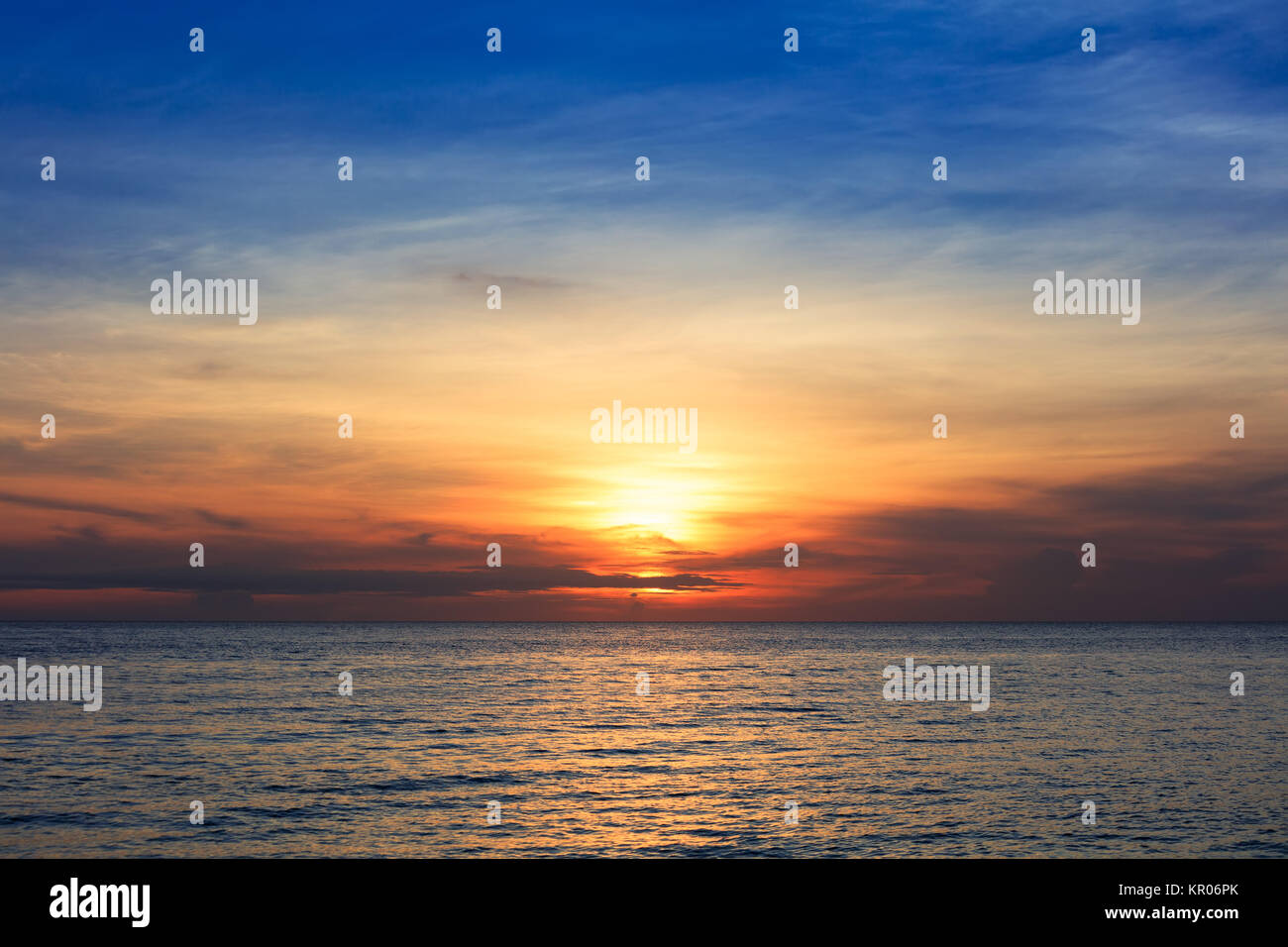 Gorgeous red sunset over hi-res stock photography and images - Alamy