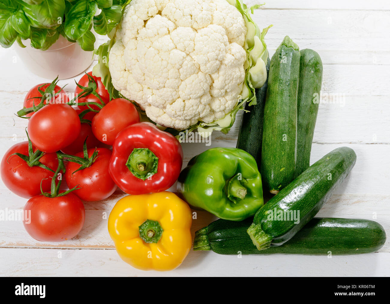 Assortment of fresh vegetables Stock Photo - Alamy