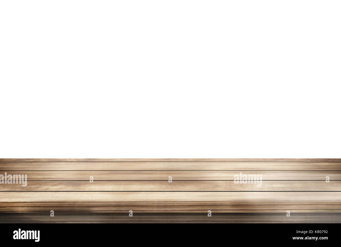 front view isolated wood desk Stock Photo - Alamy