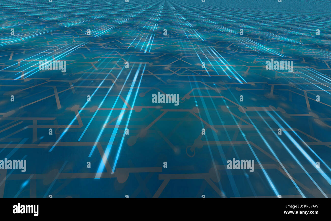 endless digital background design Stock Photo - Alamy