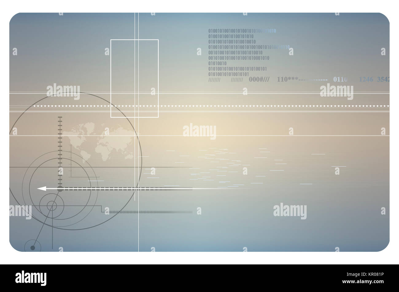 Digital dots background Cut Out Stock Images & Pictures - Alamy