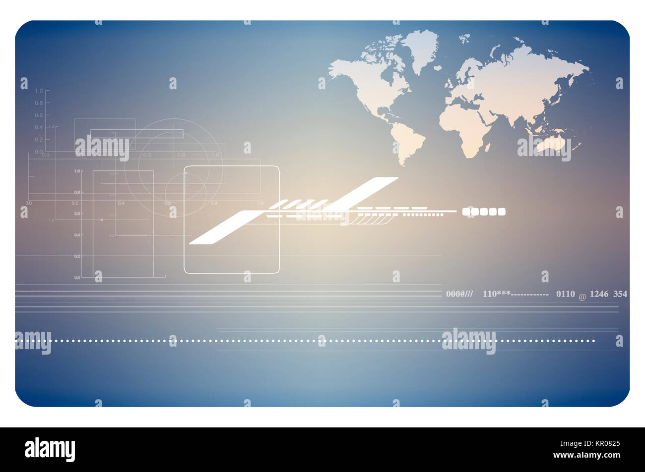 Futuristic background for the design of your business card Stock Photo ...