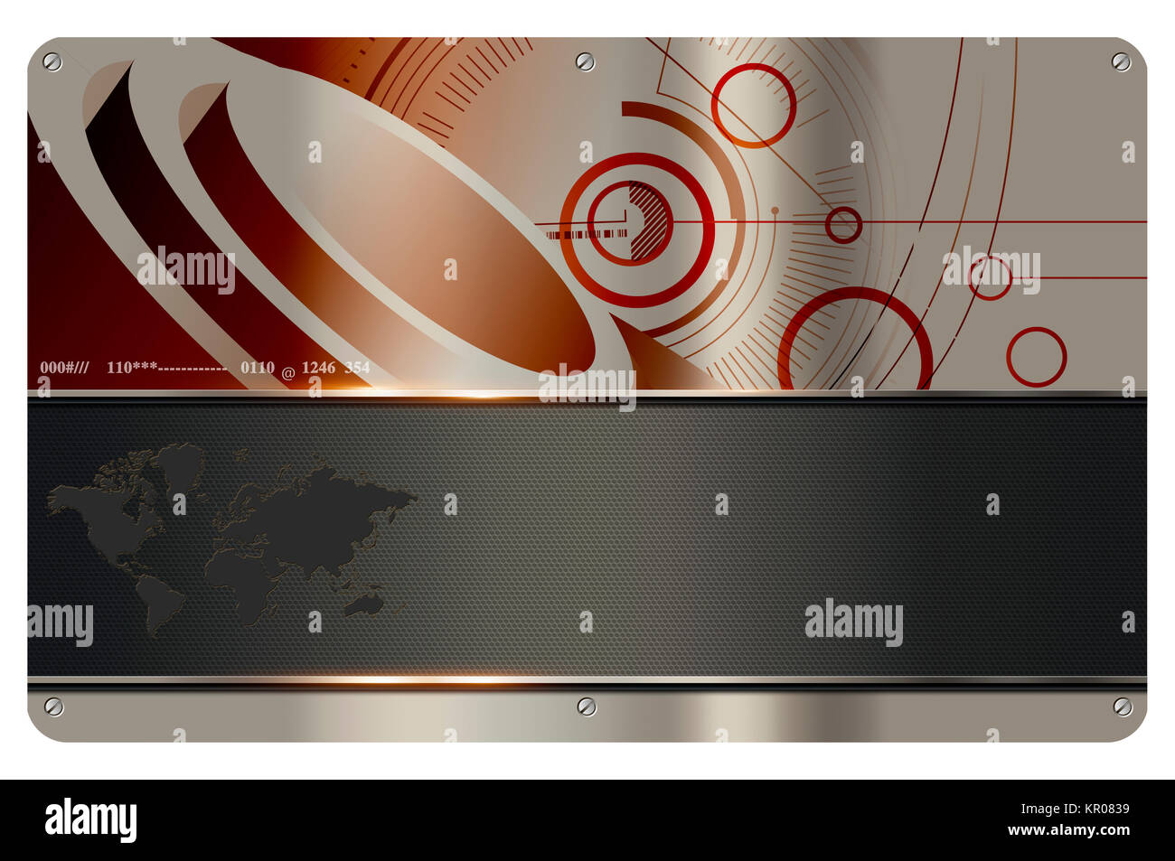 Futuristic background for the design of your business card Stock Photo ...