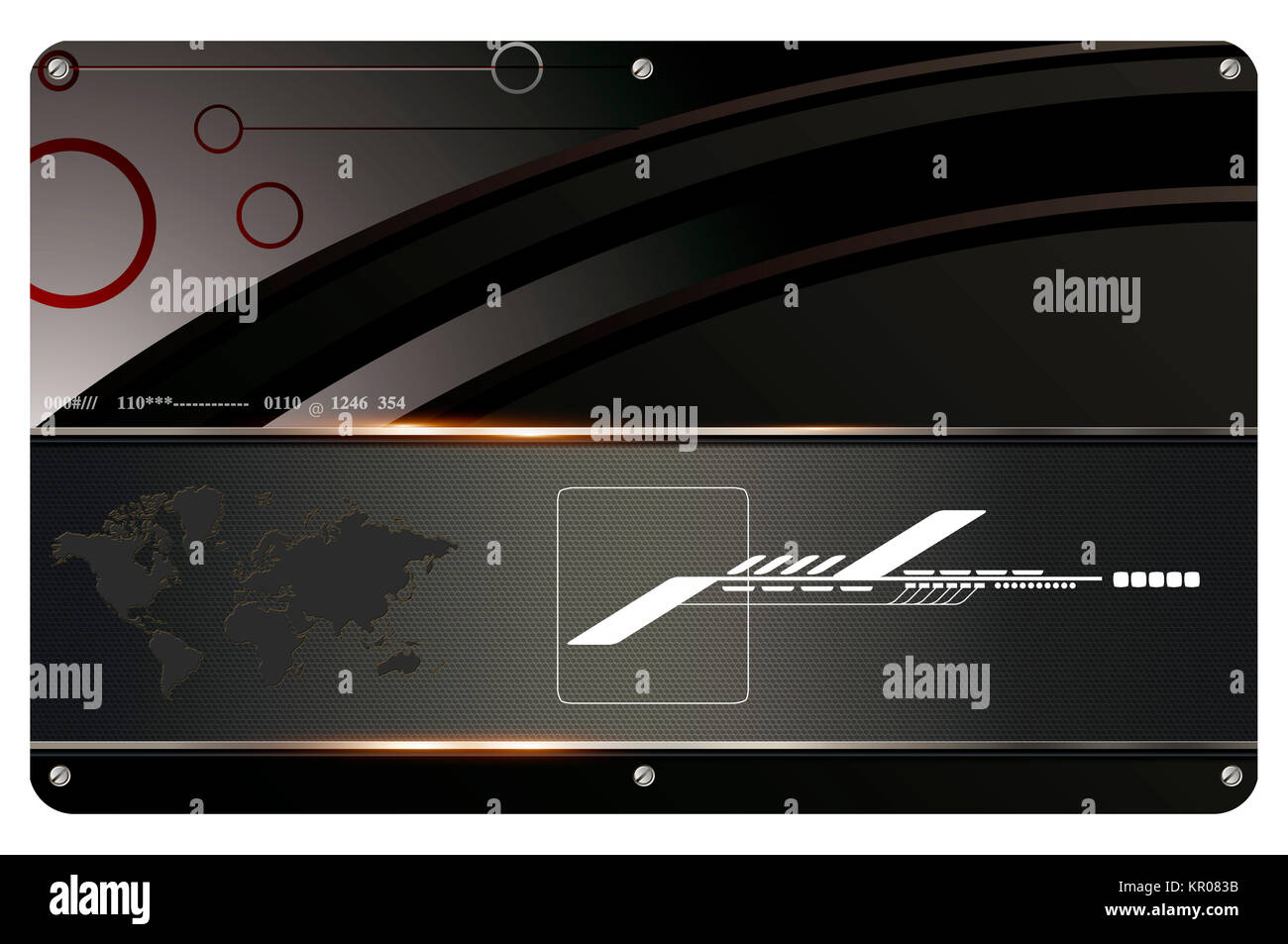 Futuristic background for the design of your business card Stock Photo ...