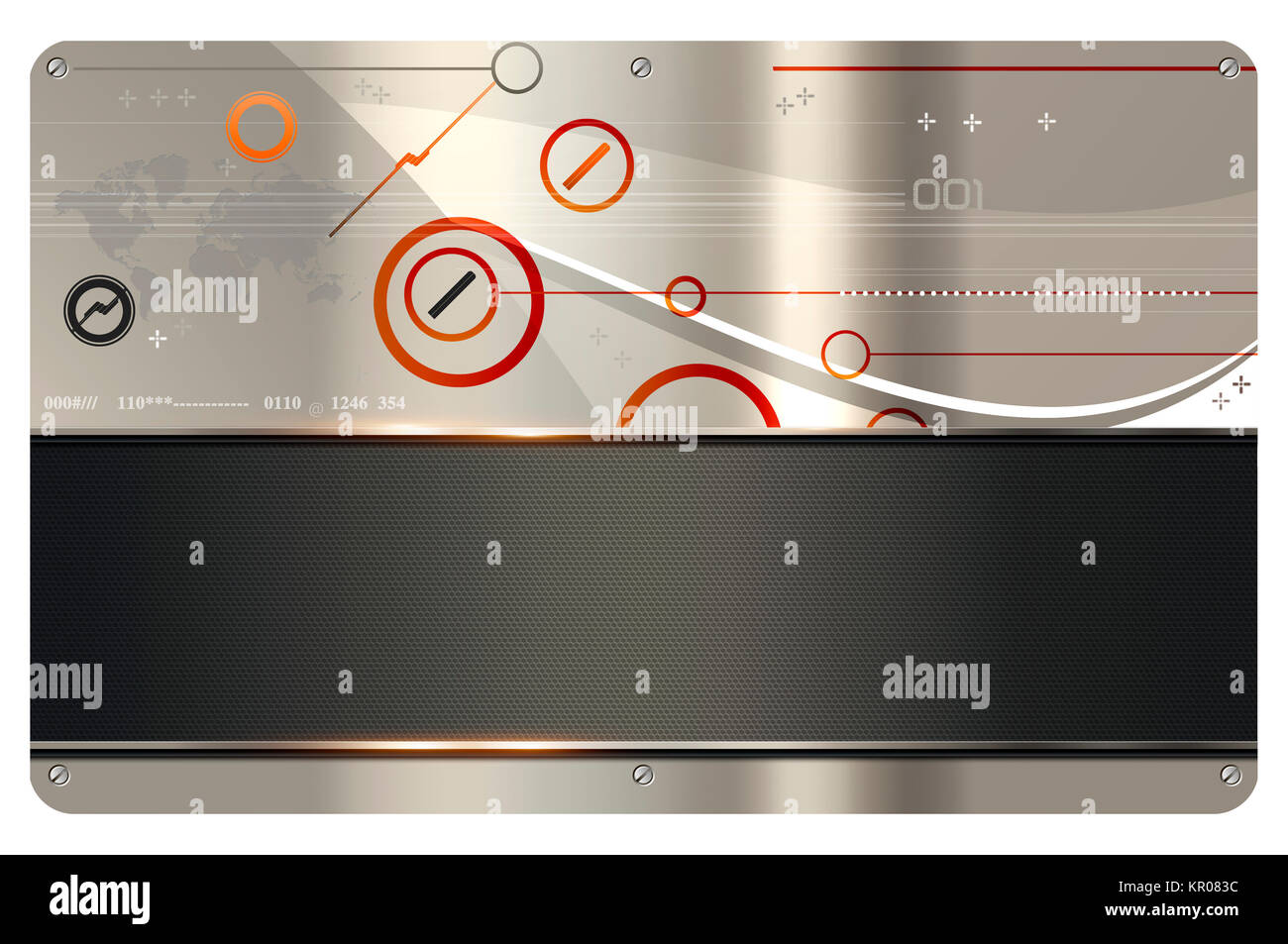 Futuristic background for the design of your business card Stock Photo ...