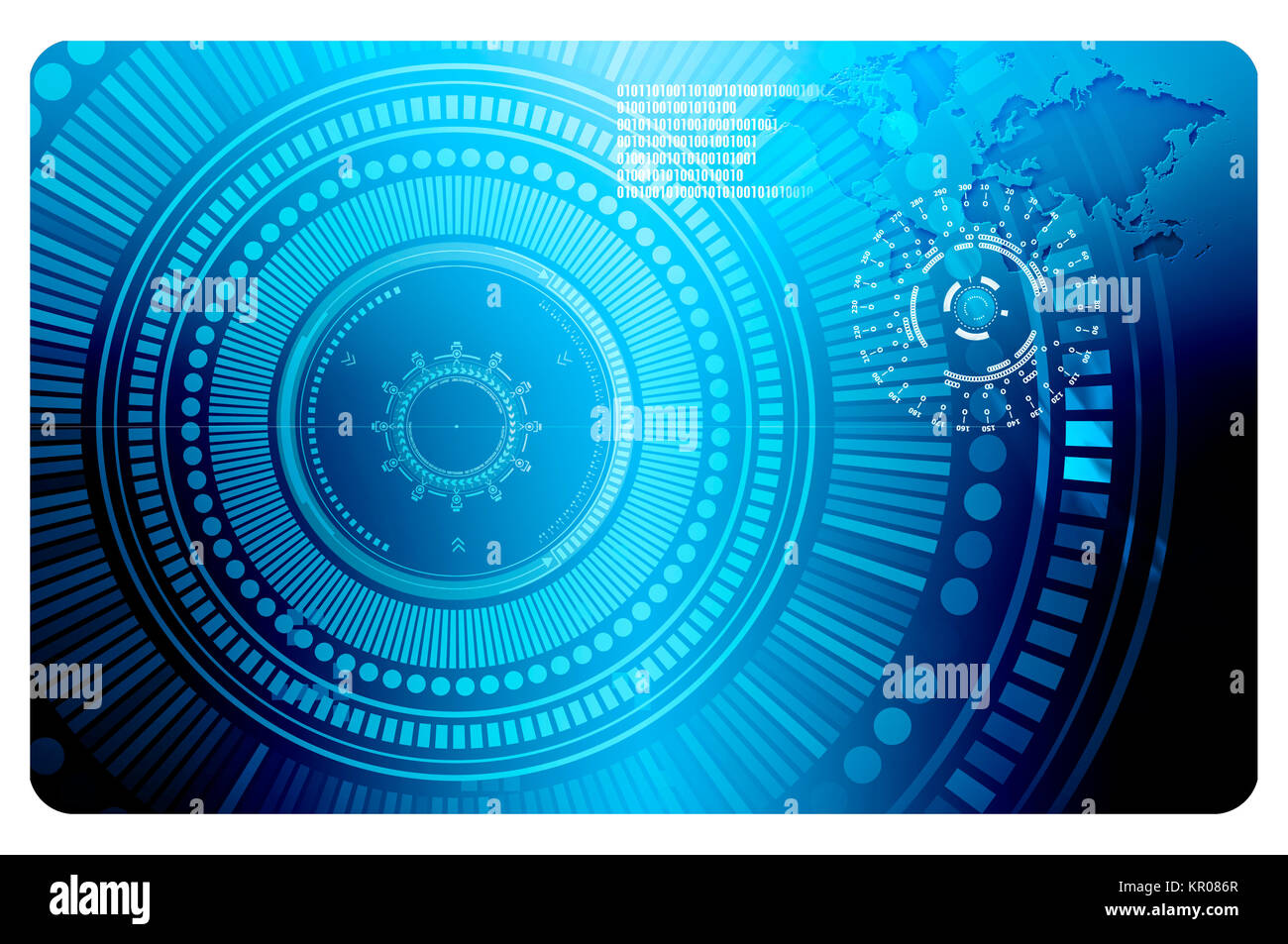 Futuristic background with abstract elements for the design of business ...