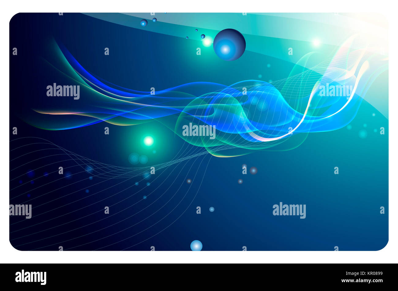 Abstract waves background for the design of business card Stock Photo ...