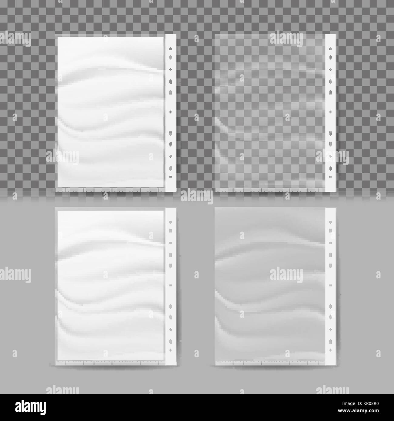 Plastic File Vector. A4 Size. Store And Protect Paper Documents ...