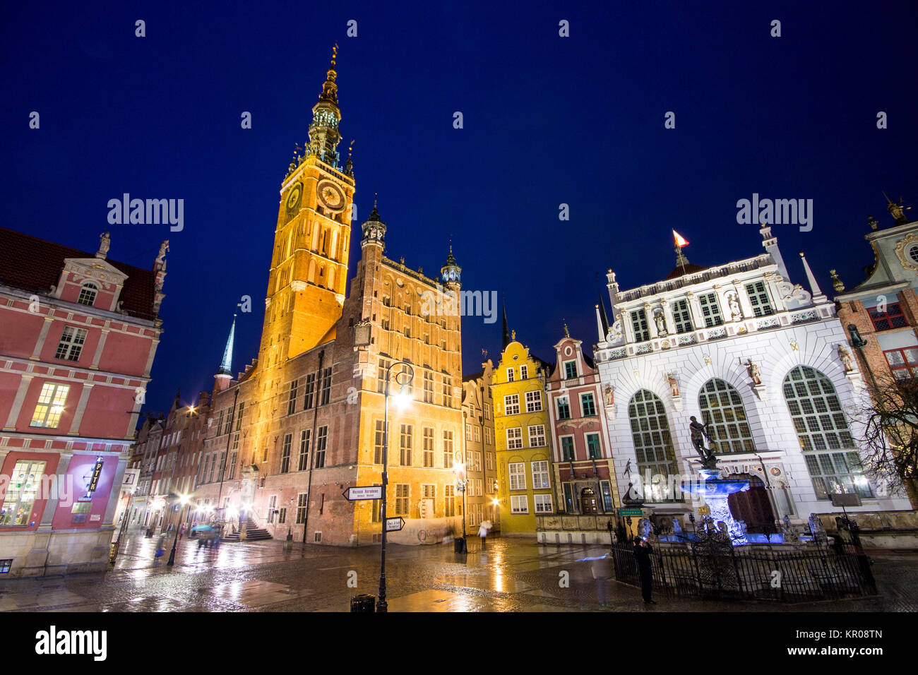 Historic landmarks of the Old City of Gdansk, Poland: the Gothic ...