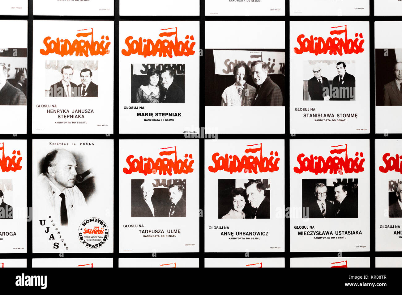 Inside the European Solidarity Centre, a museum and library in Gdansk ...