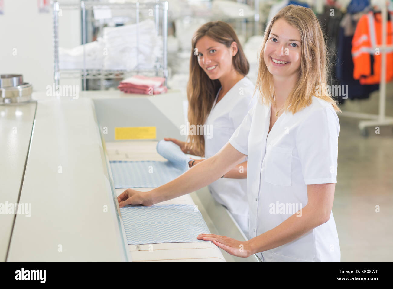 girls at work Stock Photo - Alamy