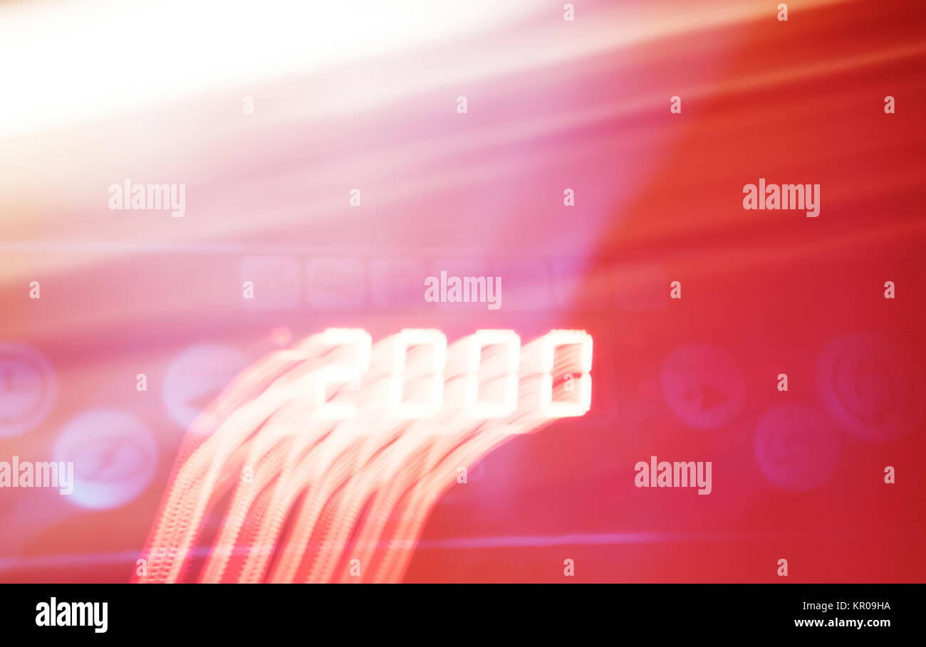 2000 year light motion blur abstraction backdrop Stock Photo - Alamy