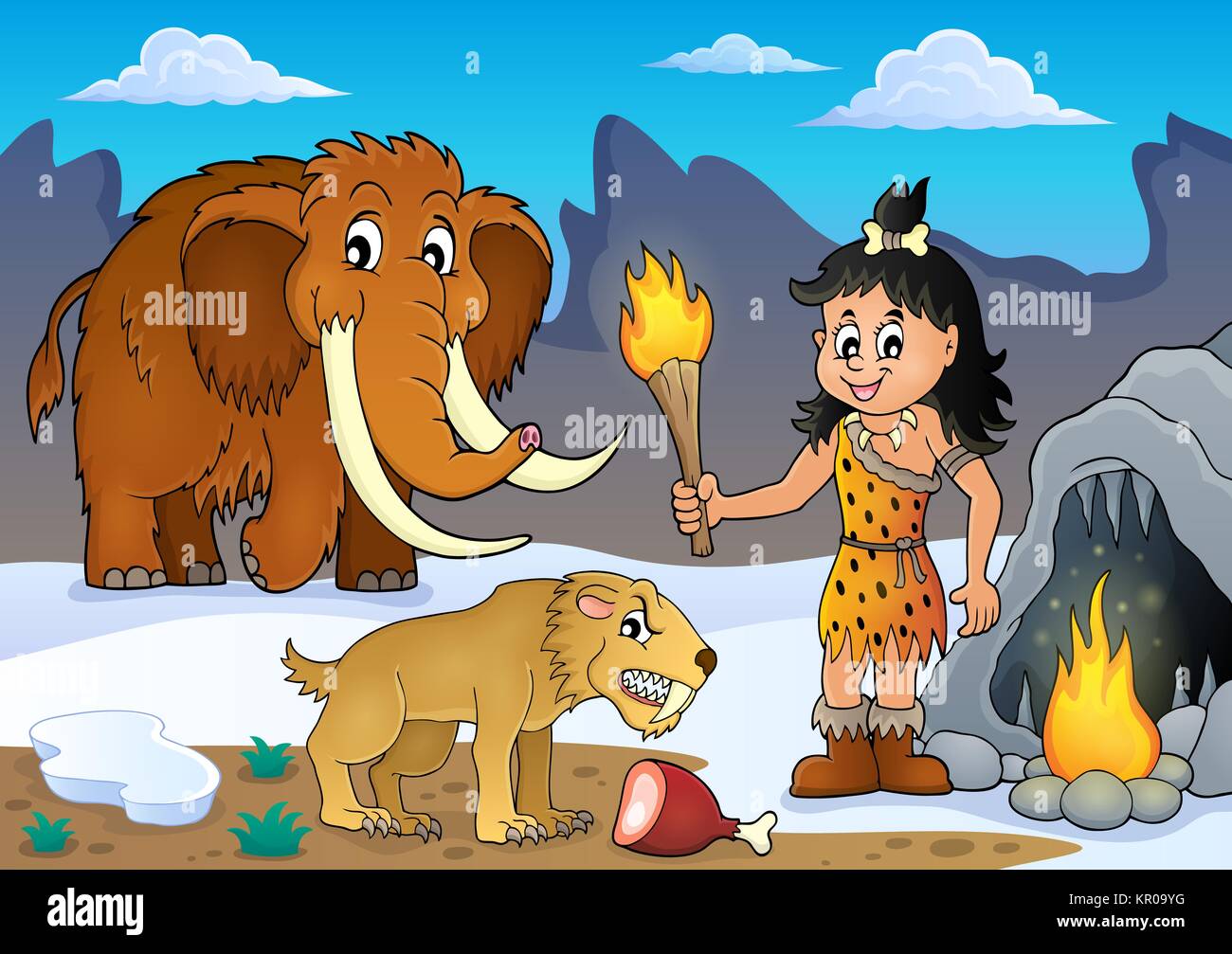 Cavewoman hi-res stock photography and images - Alamy