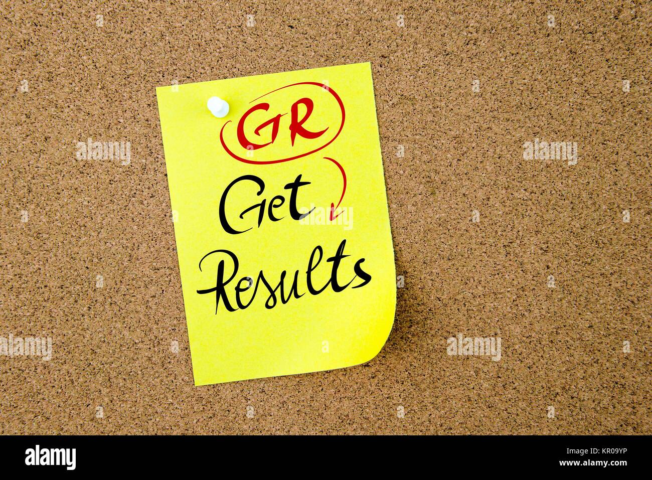 Business Acronym GR Get Results Stock Photo - Alamy