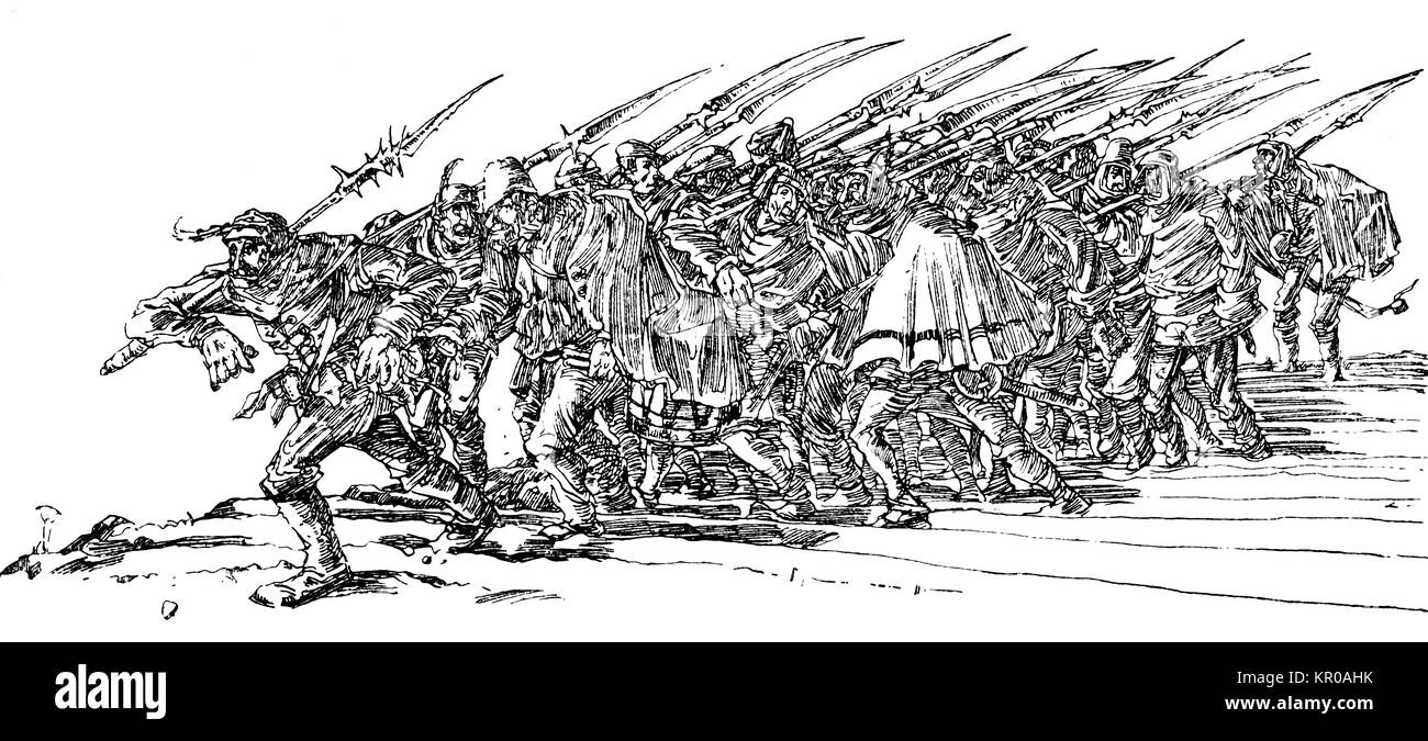 The Peasant’s Revolt, book illustration by German artist and designer ...