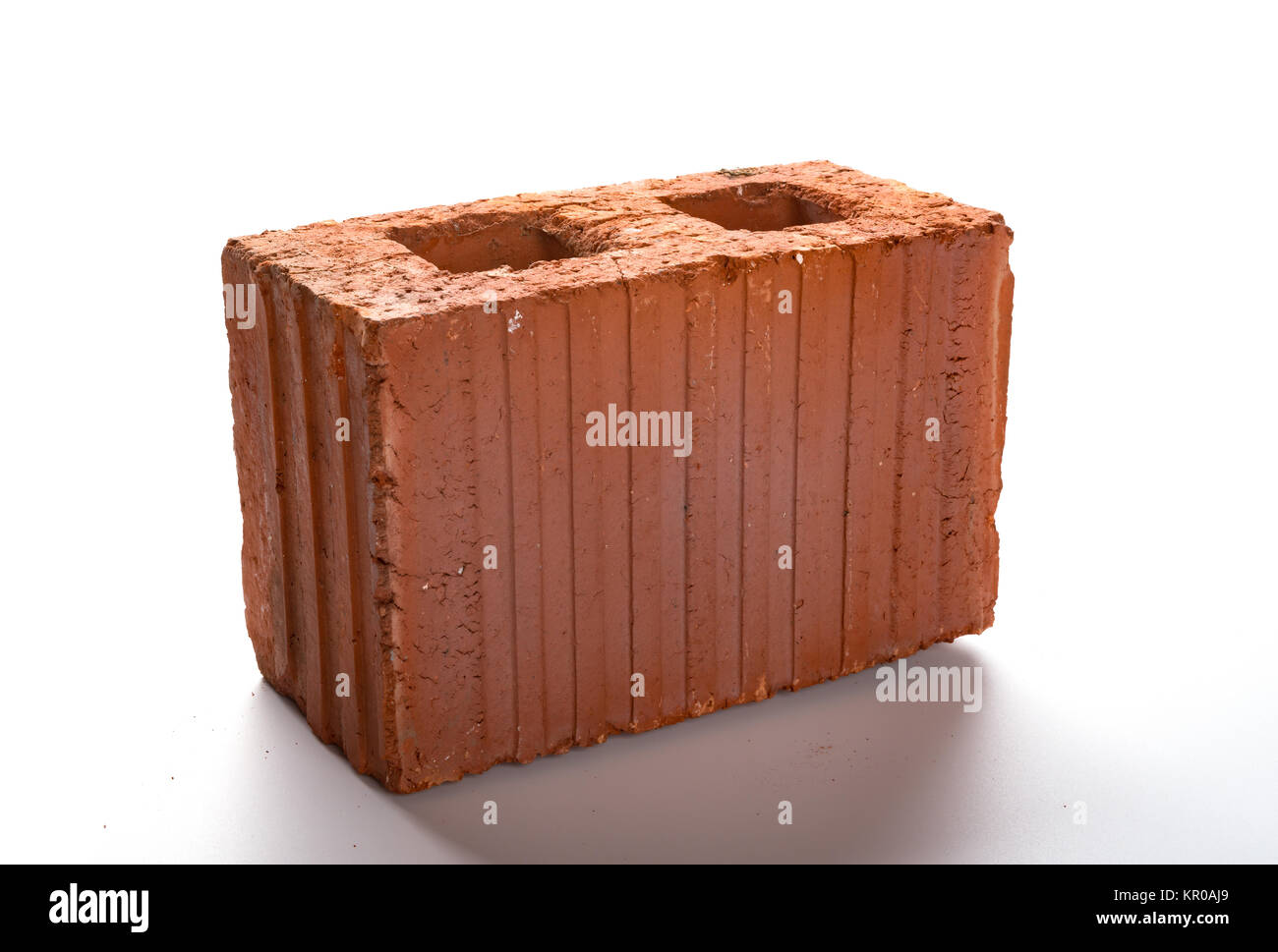 brick on a white background Stock Photo - Alamy
