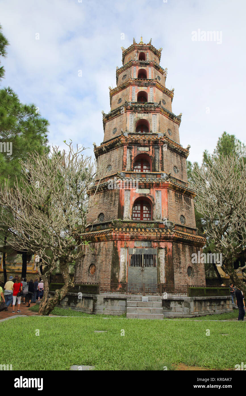 thien mu pagoda or the pagoda of the celestial lady hue vietnam Stock ...