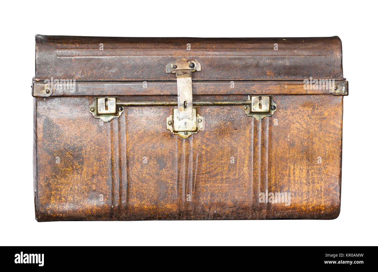 Old metal treasure chest Stock Photo - Alamy