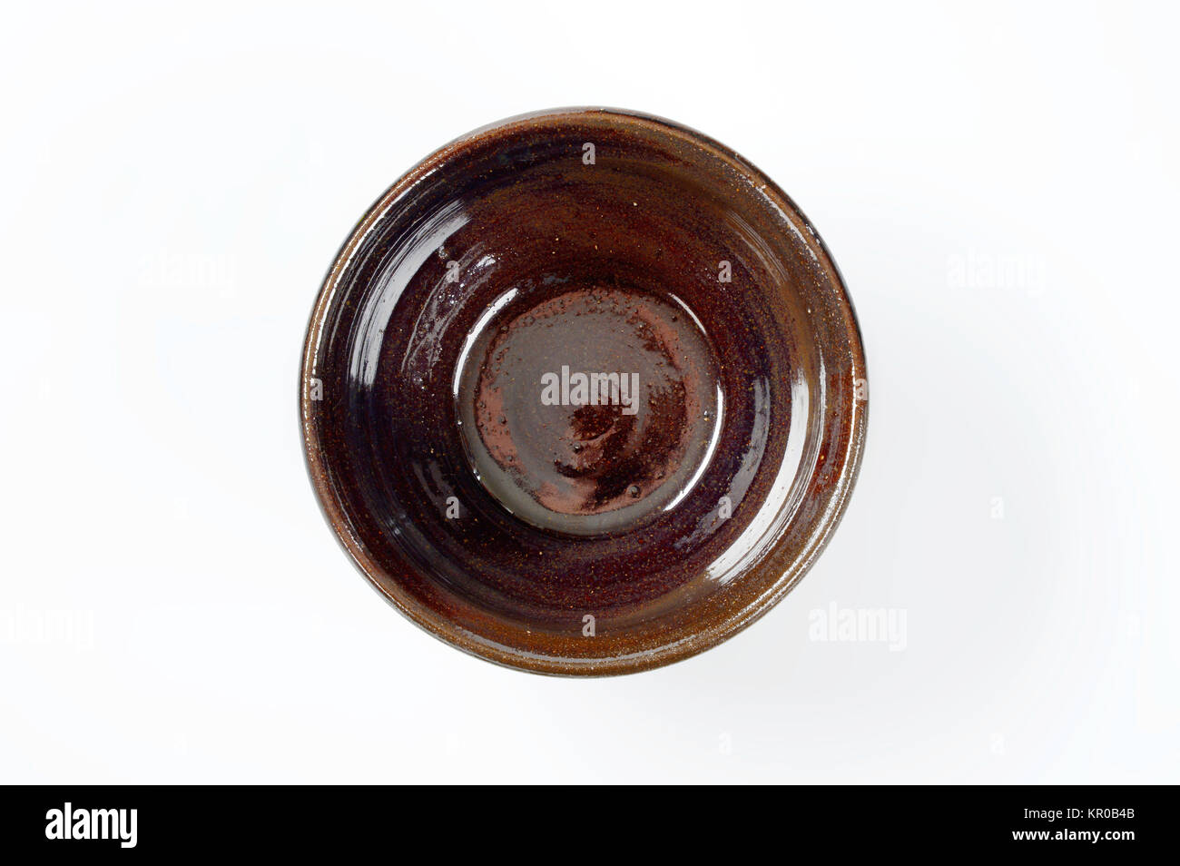 brown pottery bowl Stock Photo - Alamy