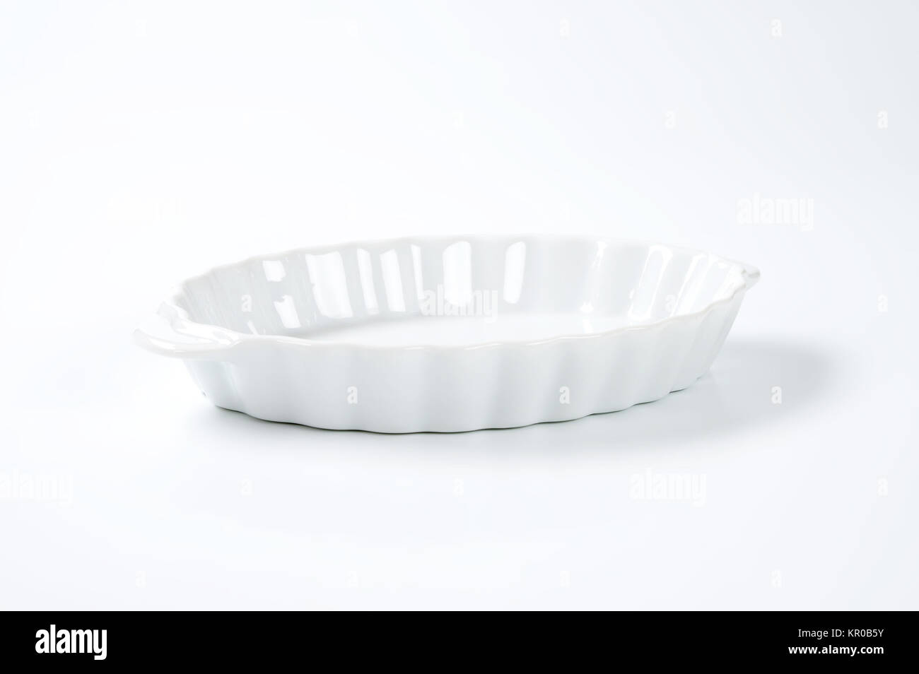 oval fluted casserole dish Stock Photo - Alamy