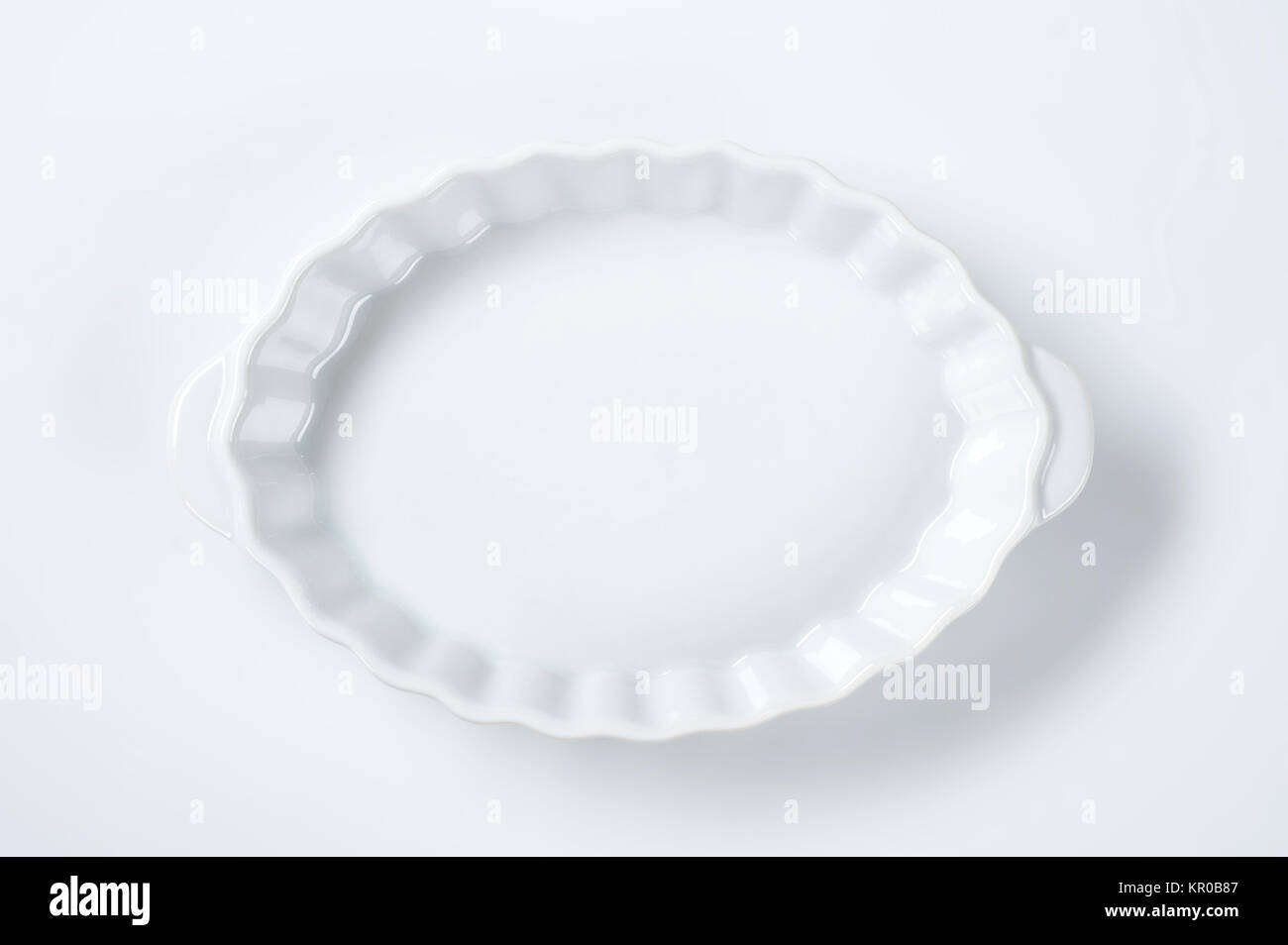oval fluted casserole dish Stock Photo - Alamy