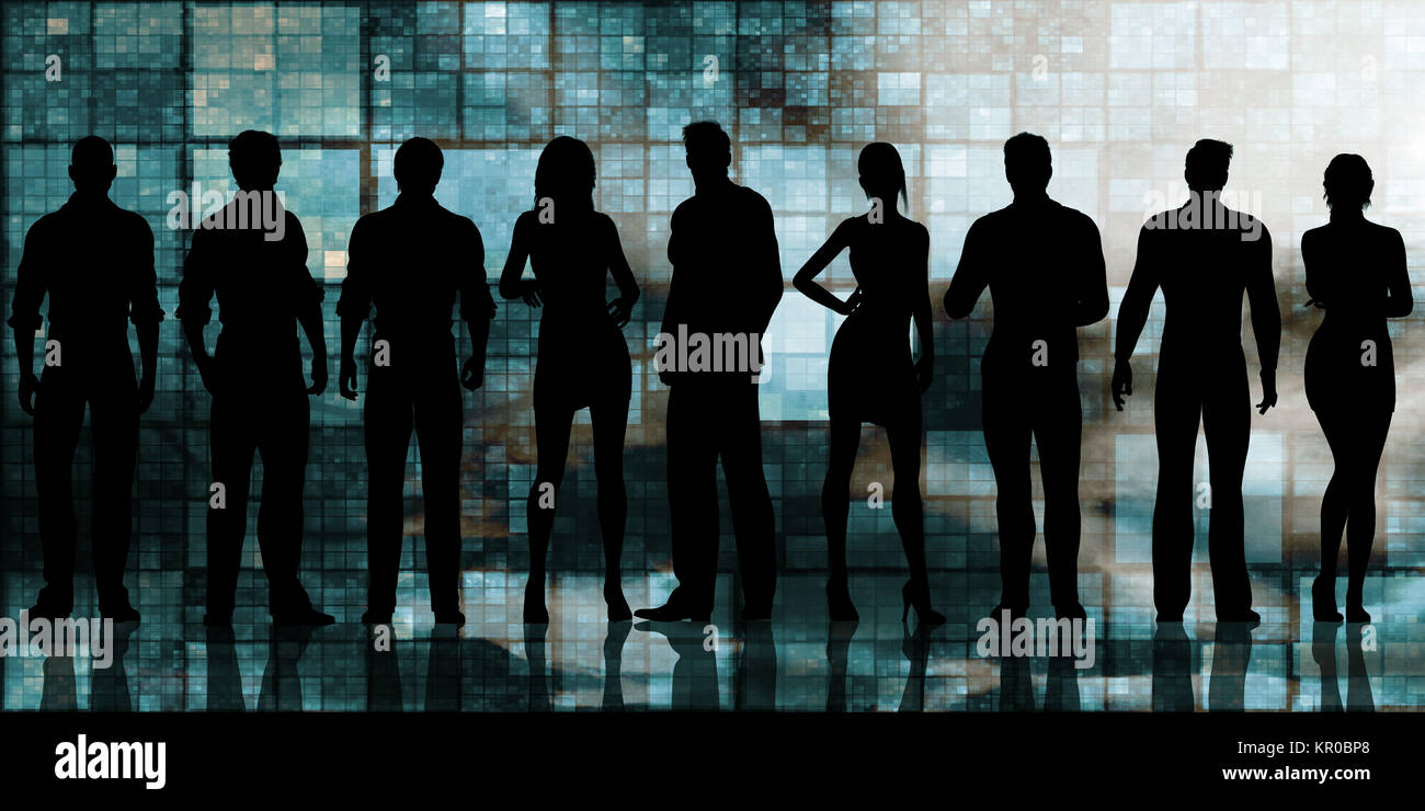 Futuristic Technology Team Stock Photo - Alamy