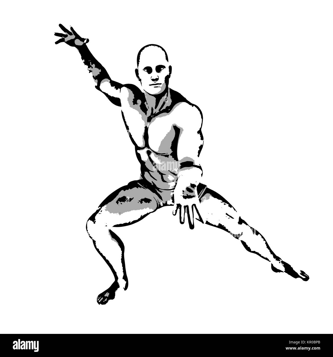 Comic Book Hero Pose Stock Photo - Alamy