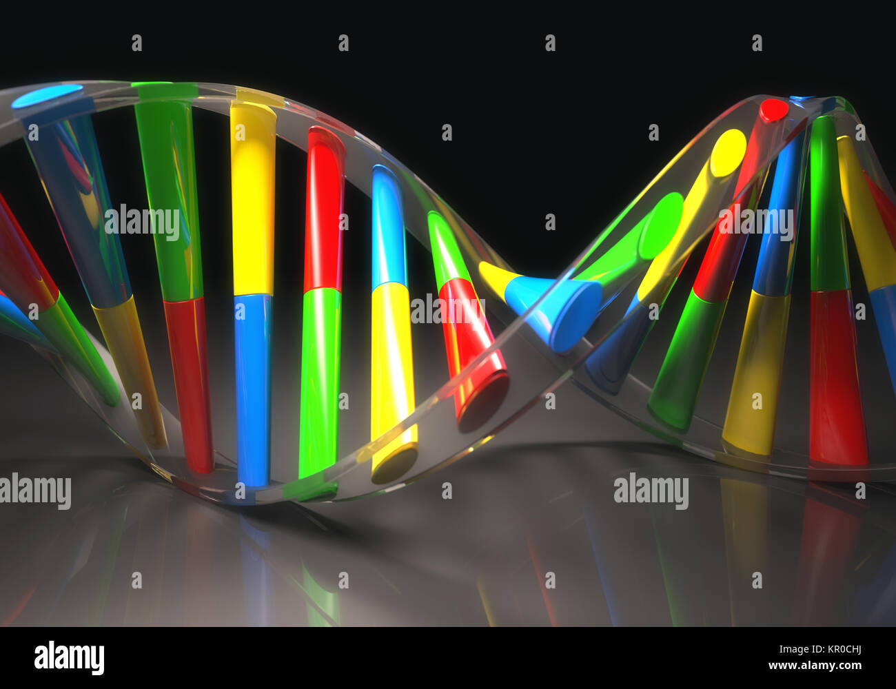 3d dna code deoxyribonucleic acid hi-res stock photography and images ...