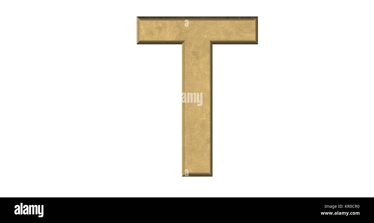 Metal letter t hi-res stock photography and images - Alamy