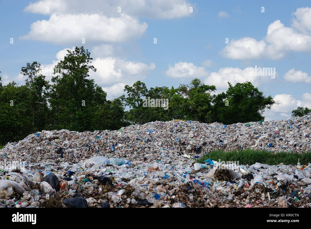 landfill in nature Stock Photo - Alamy