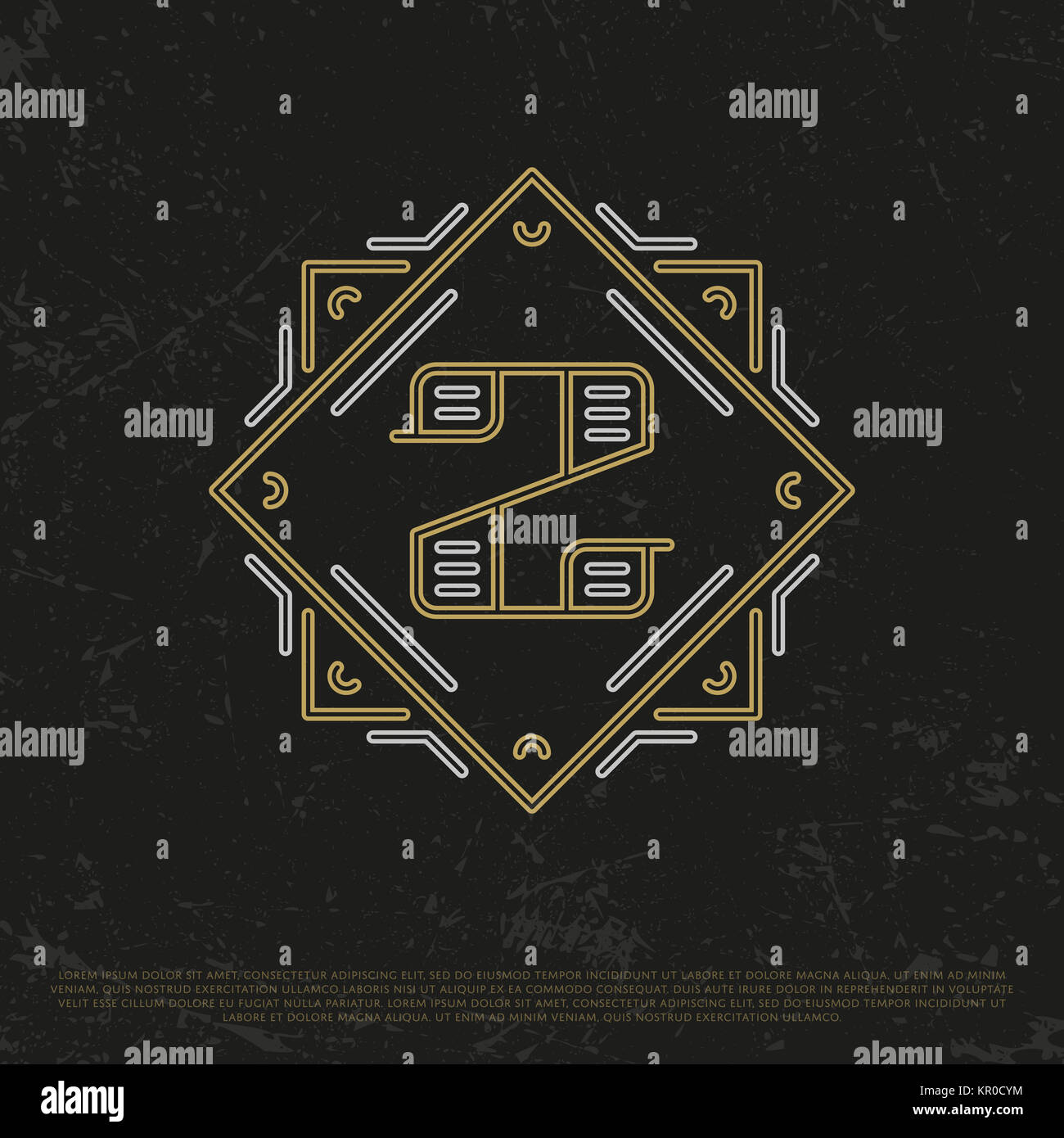 Vector Number Two Stock Photo - Alamy