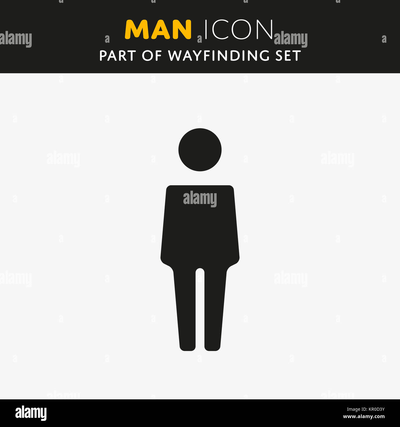 Male restroom figure transparent hi-res stock photography and images ...