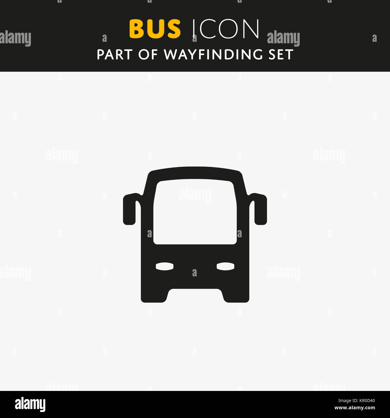 School bus stop sign illustration hi-res stock photography and images ...