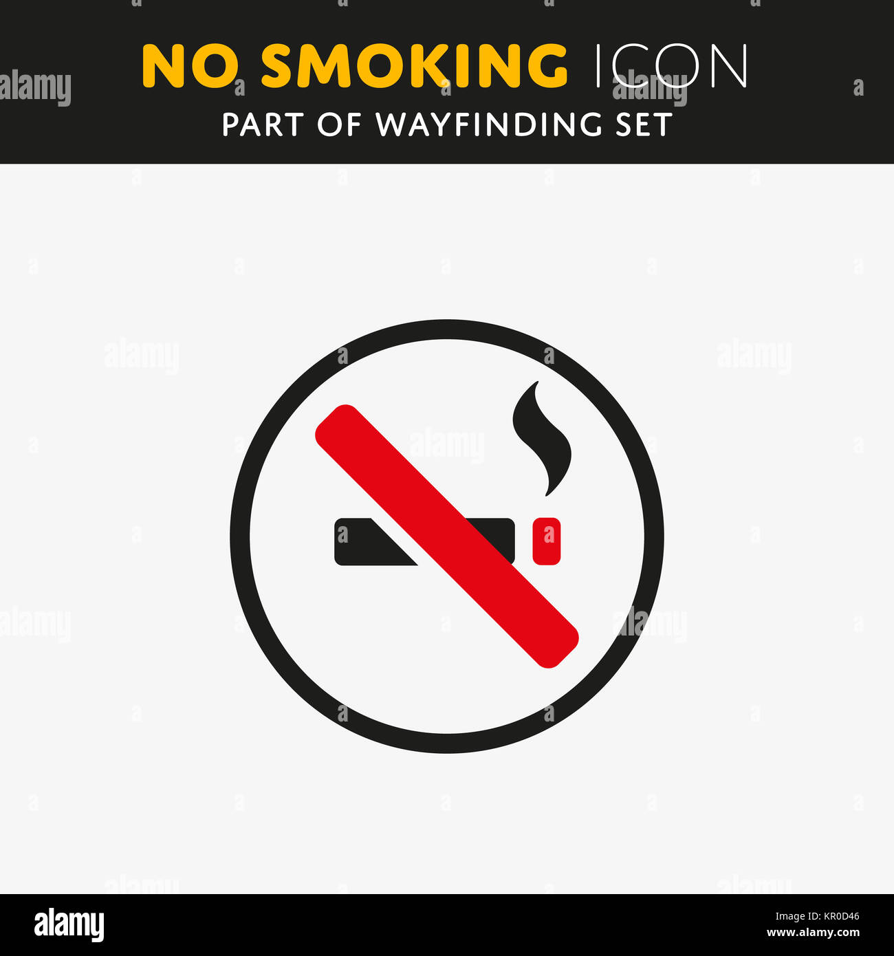 No smoking icon Stock Photo - Alamy
