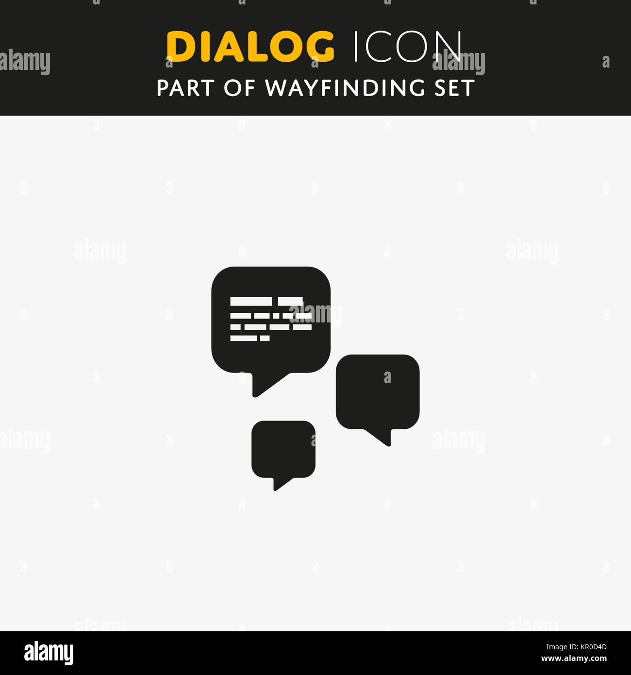 Dialog pictogram hi-res stock photography and images - Alamy