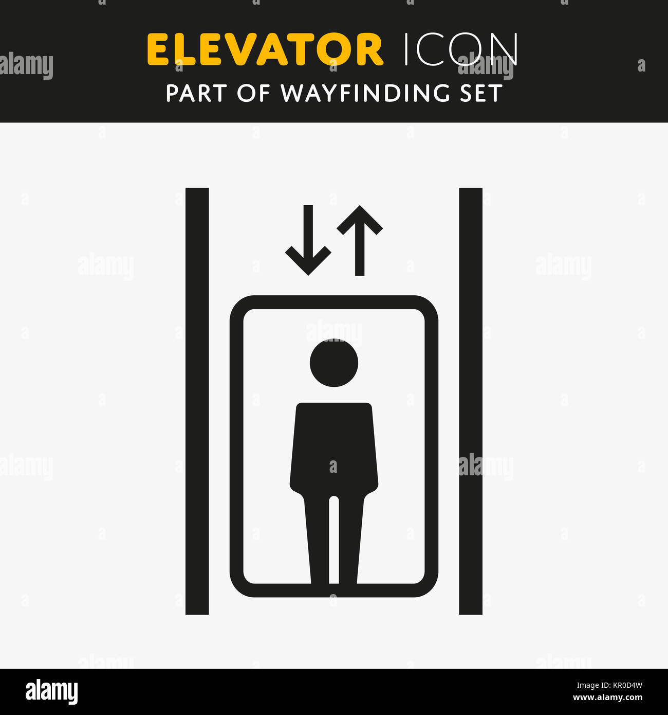 Elevator arrows hi-res stock photography and images - Alamy