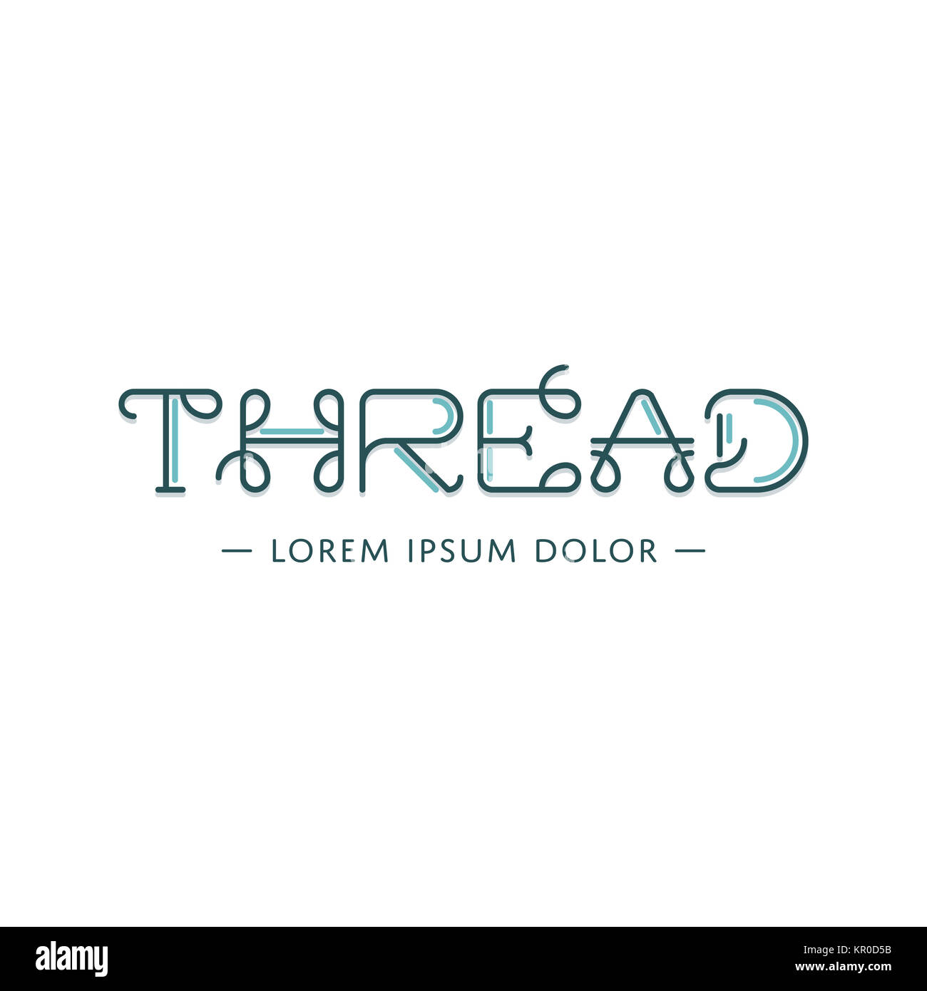 Vector typeface hi-res stock photography and images - Alamy