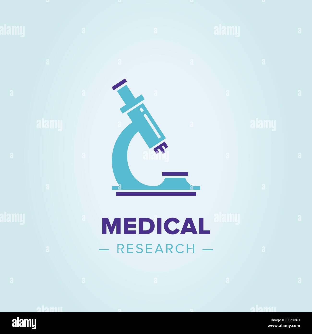 Medical Laboratory Microscope Logo