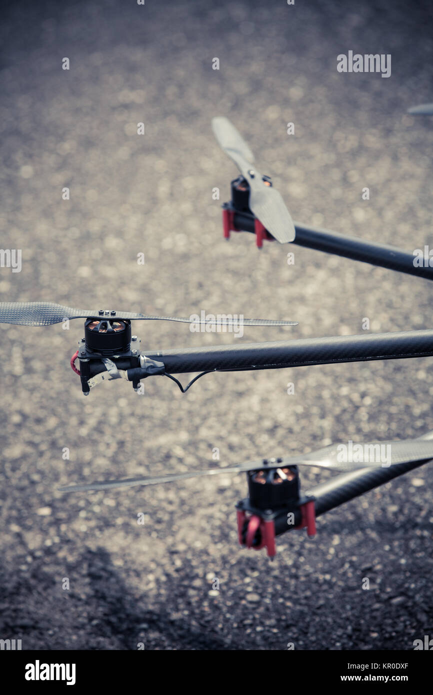 Drone propeller detail Stock Photo - Alamy