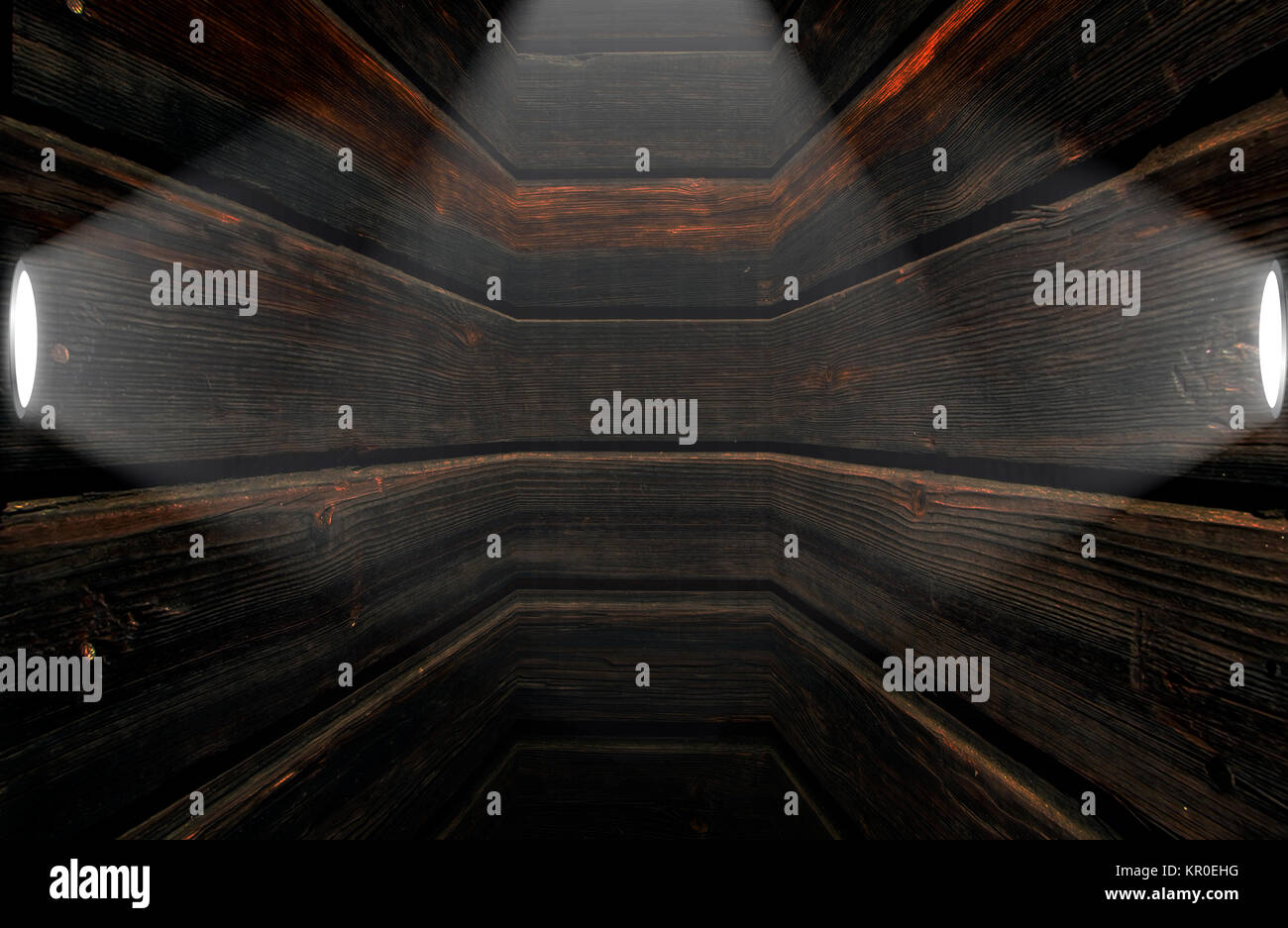 Wood texture & downlight Stock Photo - Alamy