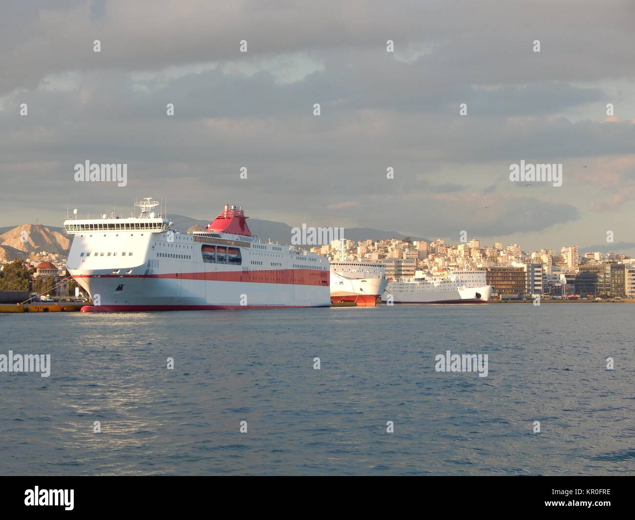 ferries in the port of piraeus,athens,greece Stock Photo - Alamy