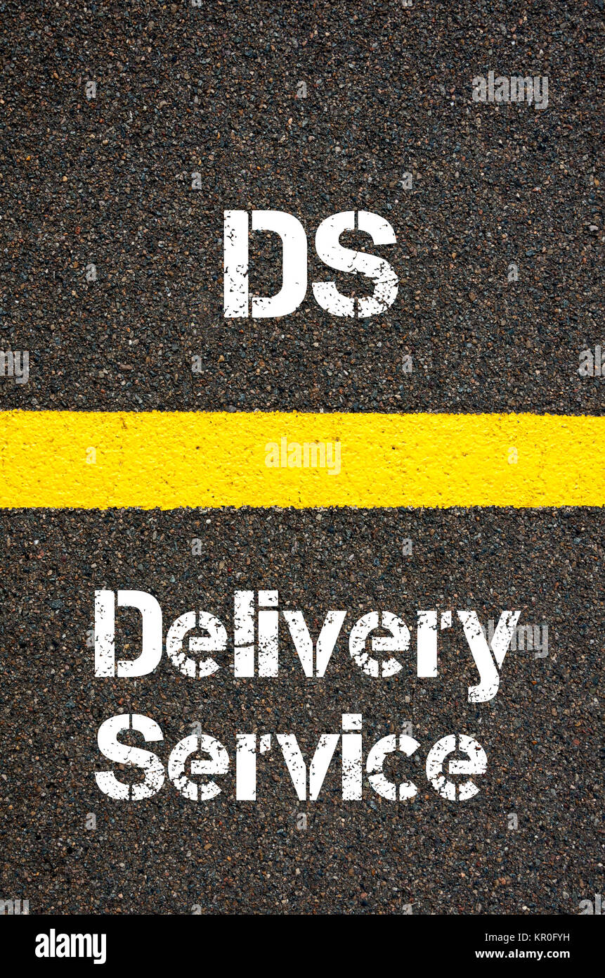 Business Acronym DS Delivery Service Stock Photo - Alamy
