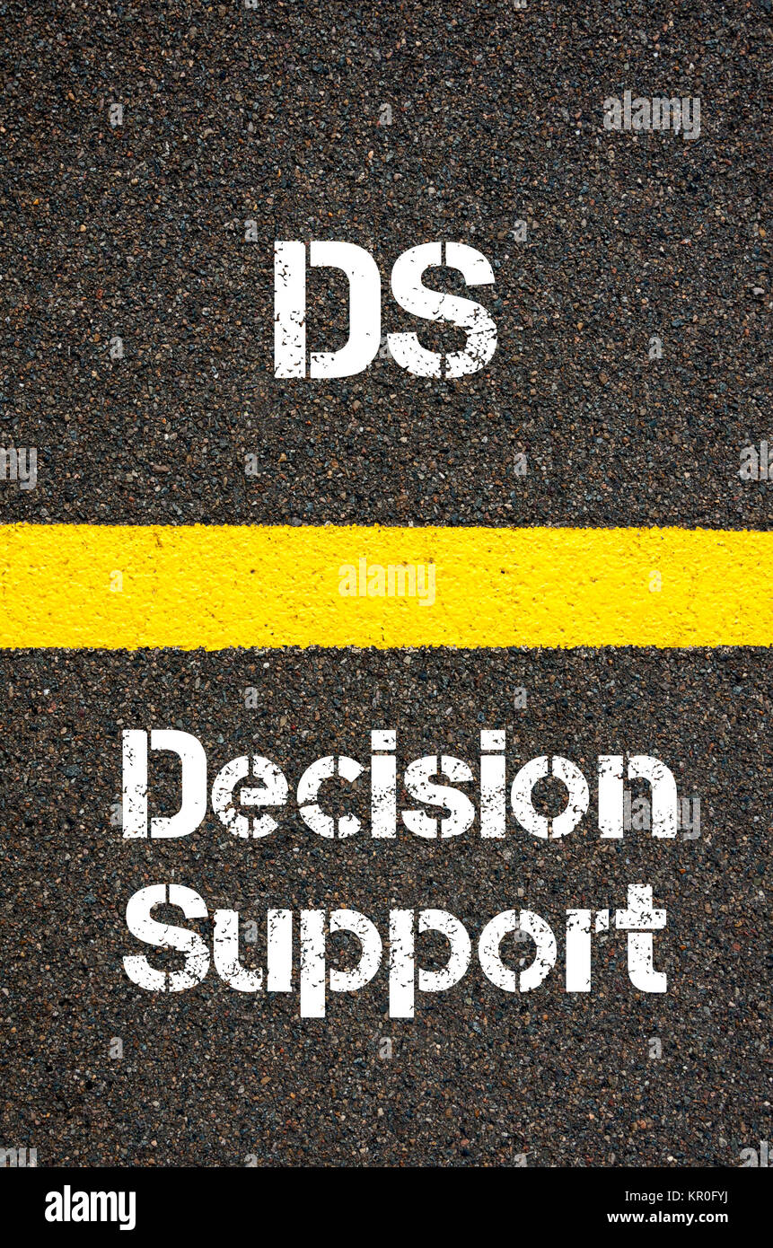 Business Acronym DS Decision Support Stock Photo - Alamy