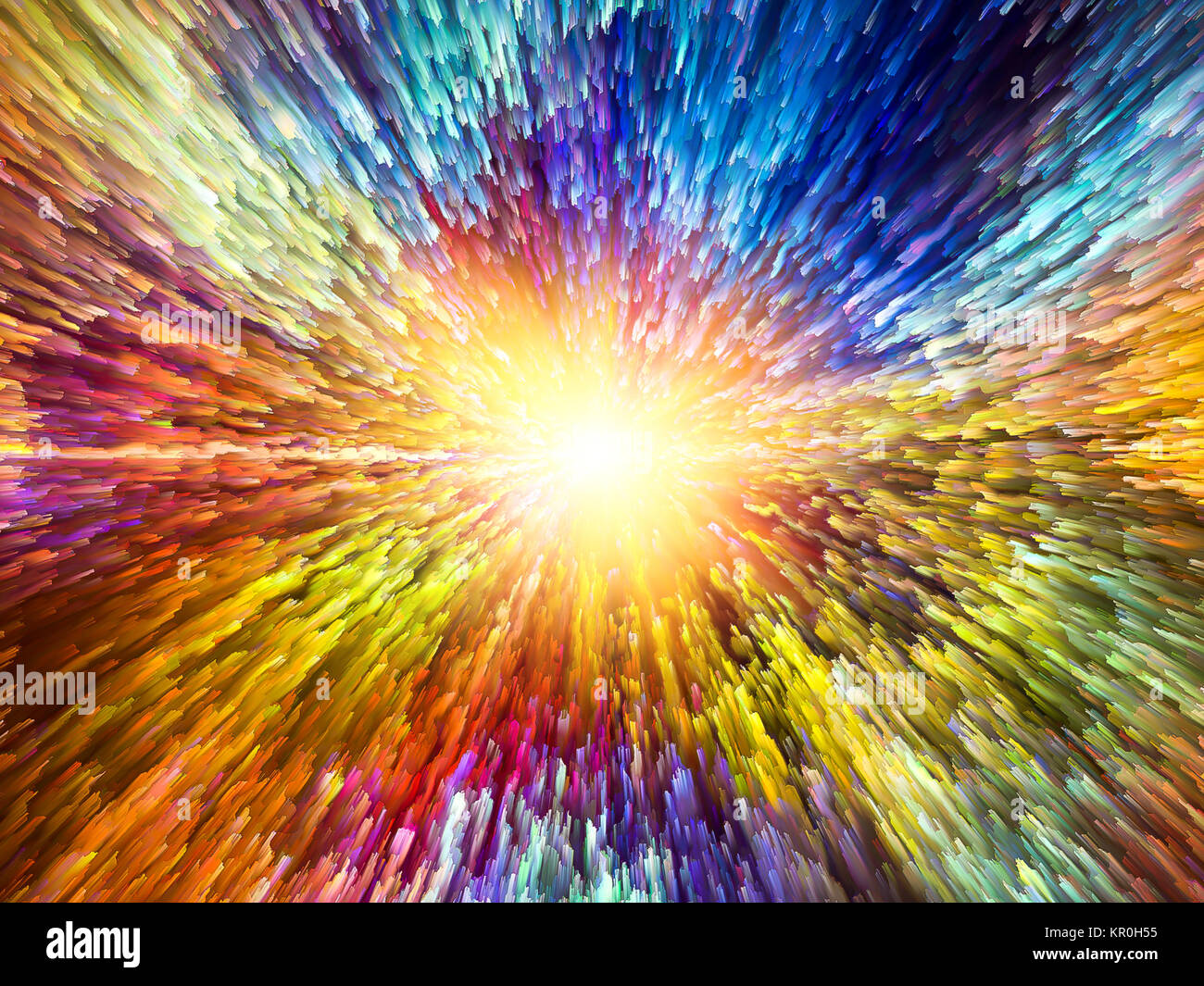 Burst Of Colors Stock Photo - Alamy