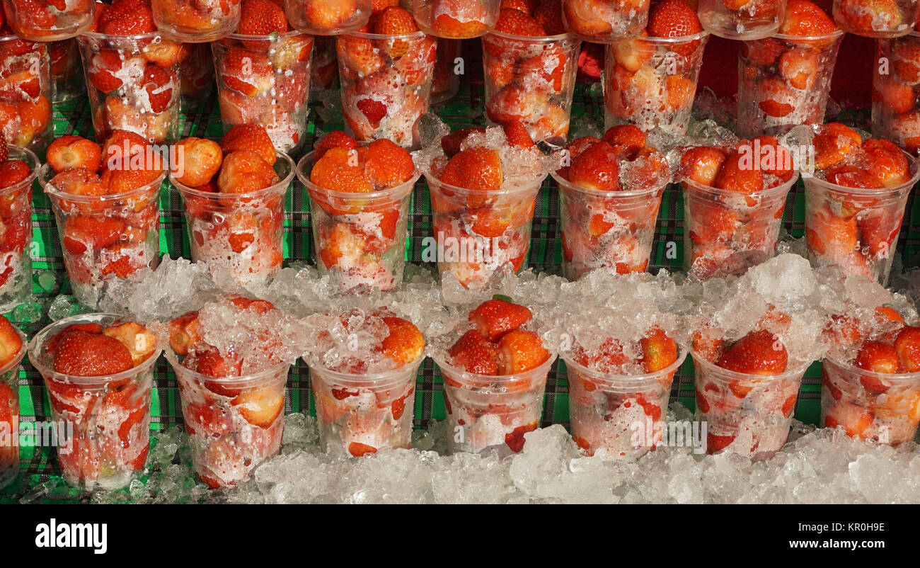 sweet fruits from street market Stock Photo - Alamy