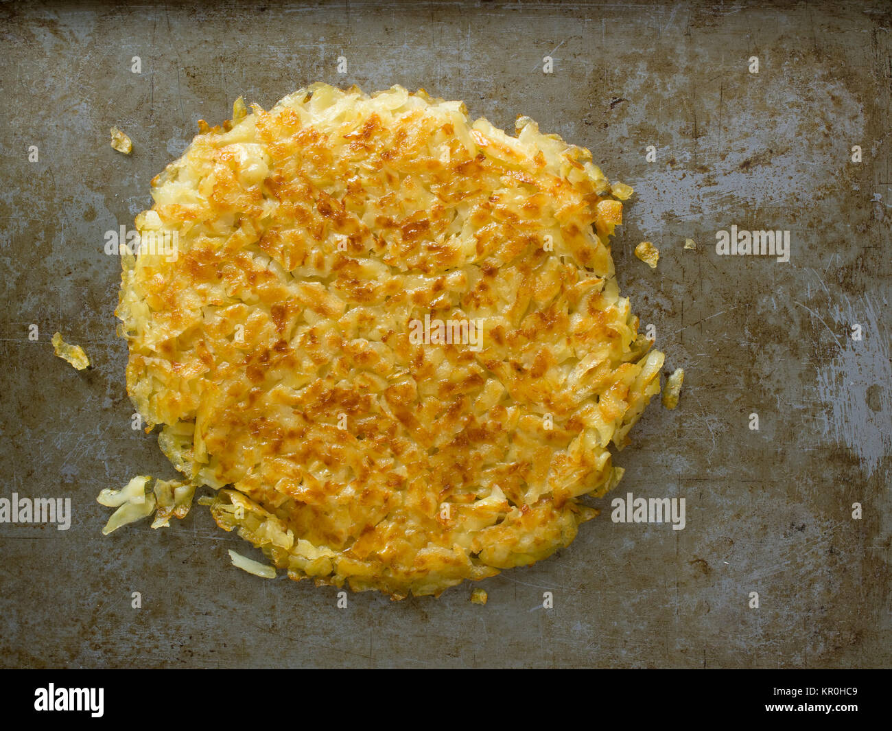 rustic golden crispy swiss rosti Stock Photo - Alamy